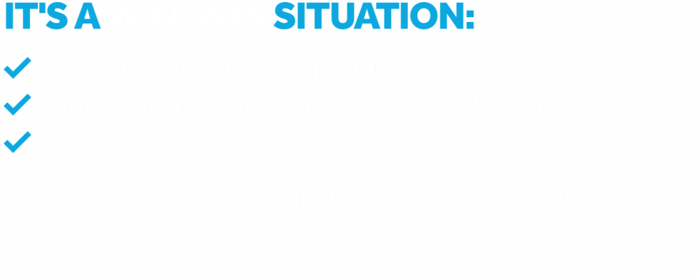 Propane Fall Fill | Uncas Gas